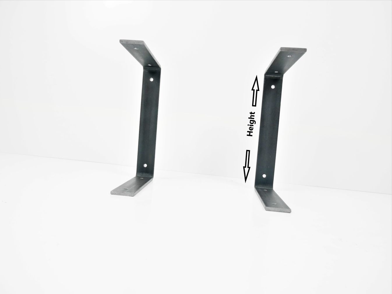 Double Shelf Bracket Heavy Duty DBR DIY Shelf Bracket Industrial Style ...
