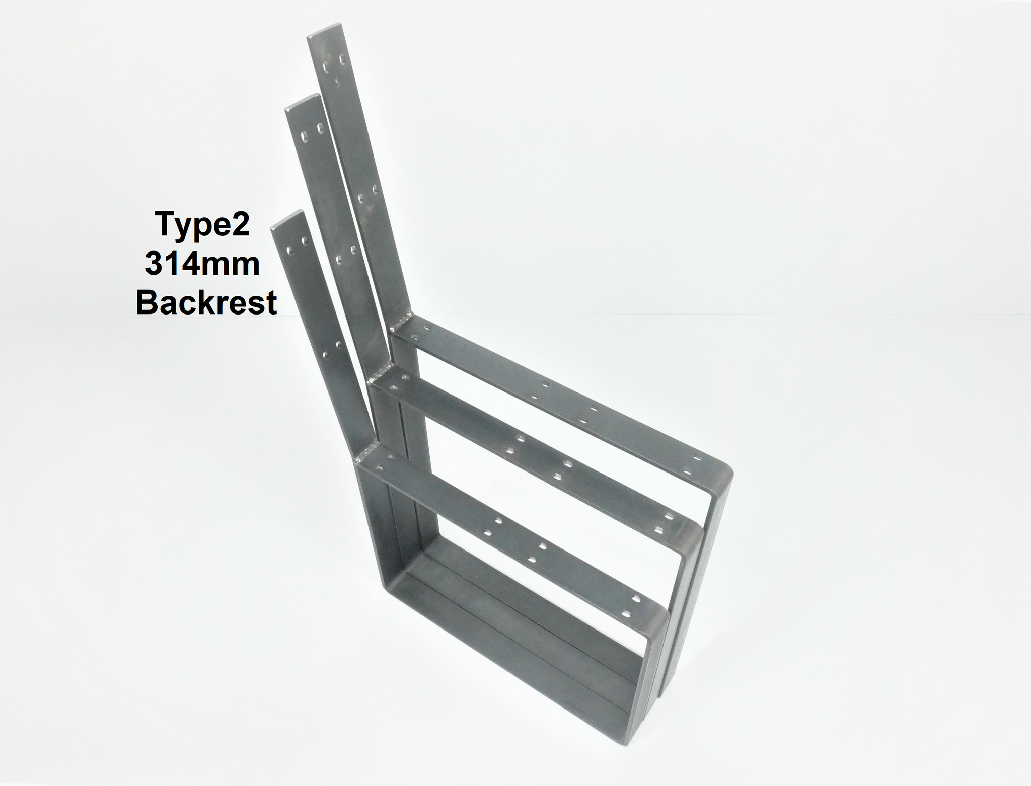 Bench Leg Dining Seat Backrest Metal Frame Garden Low Bench Back Rest ...